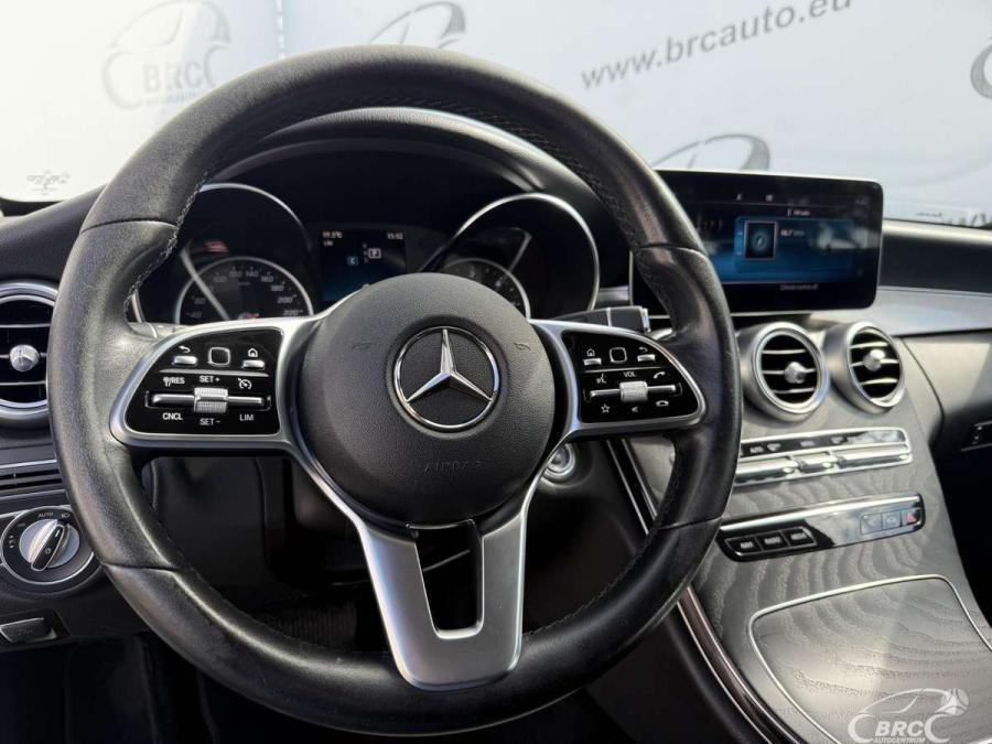 Grey Mercedes-Benz C 180 2019 in Klaipeda, with an engine capacity of 1.60 L and mileage of 184 thousand km for 13200 €, photo 24 on AUTOMOTO.COM.LV