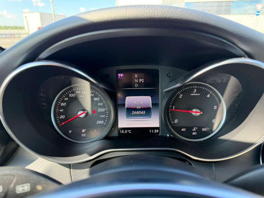 Pelēks Mercedes-Benz C 180 2019 Viļņa, ar dzinēja tilpumu 1.60 L un nobraukumu 268 tūkst. km par 11955 €, foto 12 vietnē AUTOMOTO.COM.LV
