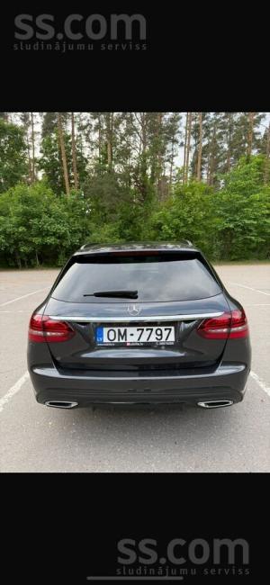 Grey Mercedes-Benz C 180 2020 in Riga, with an engine capacity of 1.50 L and mileage of 181 thousand km for 18900 €, photo 8 on AUTOMOTO.COM.LV