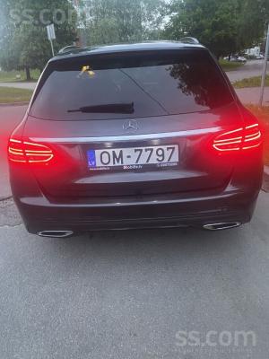 Grey Mercedes-Benz C 180 2020 in Riga, with an engine capacity of 1.50 L and mileage of 181 thousand km for 18900 €, photo 35 on AUTOMOTO.COM.LV