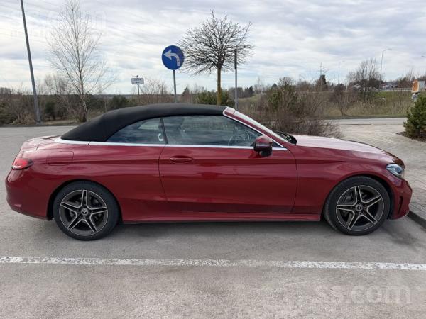 Red Mercedes-Benz C 180 2021 in Ogre, with an engine capacity of 1.50 L and mileage of 30 thousand km for 26100 €, photo 1 on AUTOMOTO.COM.LV