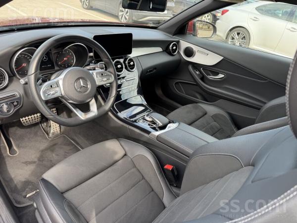 Red Mercedes-Benz C 180 2021 in Ogre, with an engine capacity of 1.50 L and mileage of 30 thousand km for 26100 €, photo 3 on AUTOMOTO.COM.LV