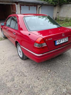 Sarkans Mercedes-Benz C 180 1994 Klaipėda, ar dzinēja tilpumu 1.80 L un nobraukumu 125 tūkst. km par 2800 €, foto 15 vietnē AUTOMOTO.COM.LV