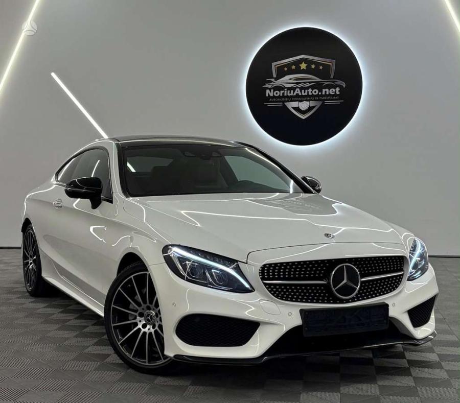 Balts Mercedes-Benz C 180 2017 Marijampole, ar dzinēja tilpumu 1.60 L un nobraukumu 190 tūkst. km par 19750 €, foto 1 vietnē AUTOMOTO.COM.LV
