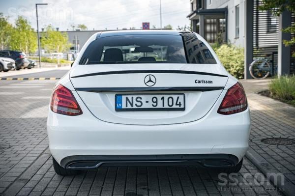 Balts Mercedes-Benz C 180 2016 Rīga, ar dzinēja tilpumu 1.60 L un nobraukumu 247 tūkst. km par 18710 €, foto 5 vietnē AUTOMOTO.COM.LV