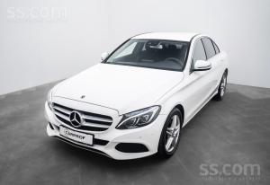 White Mercedes-Benz C 180 2018 in Tallinn, with an engine capacity of 1.60 L and mileage of 269 thousand km for 12499 €, photo  on AUTOMOTO.COM.LV
