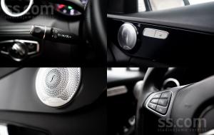 White Mercedes-Benz C 180 2018 in Tallinn, with an engine capacity of 1.60 L and mileage of 269 thousand km for 12499 €, photo 14 on AUTOMOTO.COM.LV