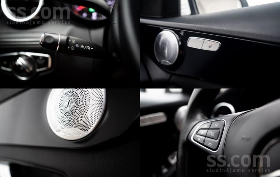 White Mercedes-Benz C 180 2018 in Tallinn, with an engine capacity of 1.60 L and mileage of 269 thousand km for 12499 €, photo 14 on AUTOMOTO.COM.LV