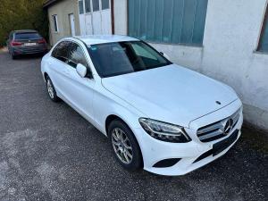 White Mercedes-Benz C 180 2019 in Anyksciai, with an engine capacity of 1.60 L and mileage of 494 thousand km for 11700 €, photo  on AUTOMOTO.COM.LV