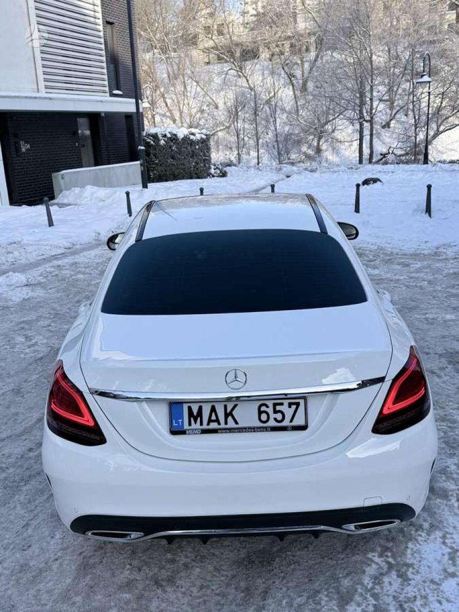Balts Mercedes-Benz C 180 2020 Viļņa, ar dzinēja tilpumu 1.50 L un nobraukumu 91 tūkst. km par 24890 €, foto 11 vietnē AUTOMOTO.COM.LV