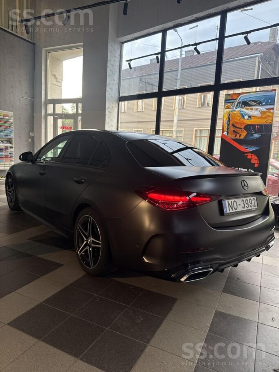 Balts Mercedes-Benz C 180 2022 Rīga, ar dzinēja tilpumu 1.50 L un nobraukumu 57 tūkst. km par 33800 €, foto 5 vietnē AUTOMOTO.COM.LV