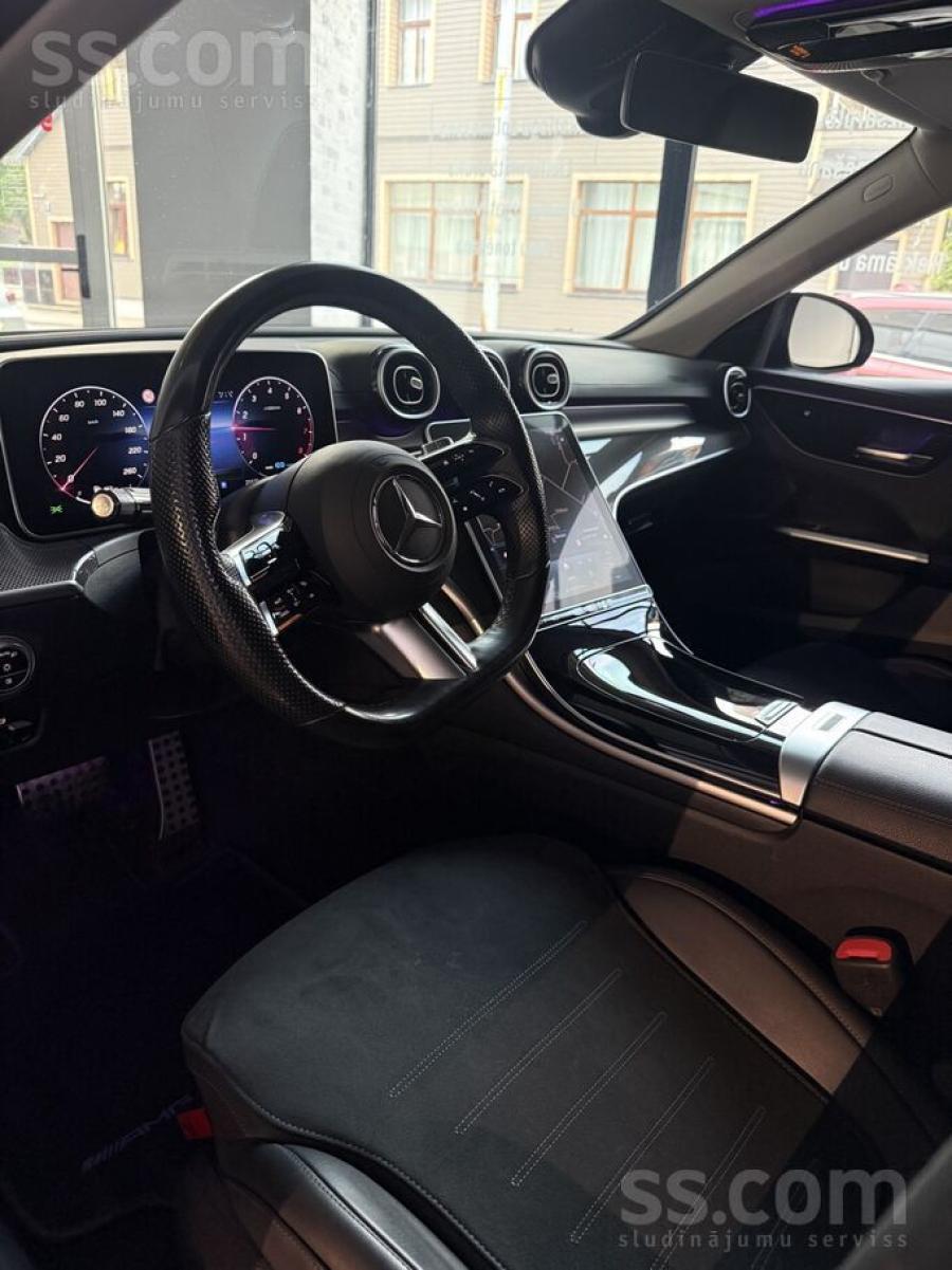 Balts Mercedes-Benz C 180 2022 Rīga, ar dzinēja tilpumu 1.50 L un nobraukumu 57 tūkst. km par 33800 €, foto 7 vietnē AUTOMOTO.COM.LV