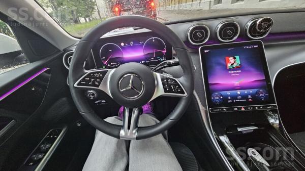 Balts Mercedes-Benz C 180 2024 Rīga, ar dzinēja tilpumu 1.50 L un nobraukumu 17 tūkst. km par 45000 €, foto 5 vietnē AUTOMOTO.COM.LV