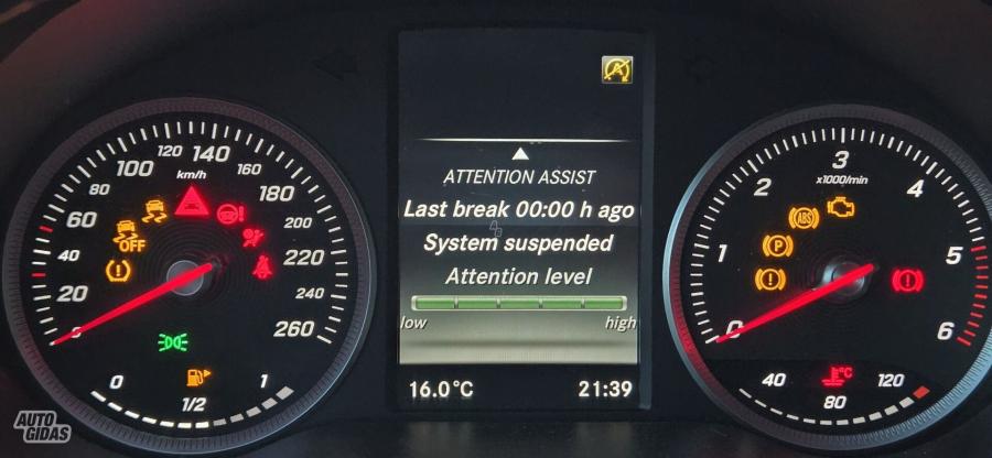 Balts Mercedes-Benz C 180 2016 Viļņa, ar dzinēja tilpumu 1.60 L un nobraukumu 460 tūkst. km par 8000 €, foto 17 vietnē AUTOMOTO.COM.LV