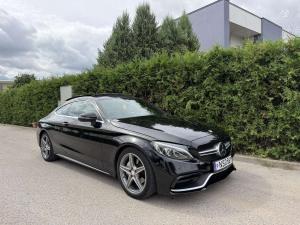 Black Mercedes-Benz C 200 2016 in Kaunas, with an engine capacity of 2.00 L and mileage of 176 thousand km for 14800 €, photo  on AUTOMOTO.COM.LV