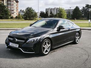 Black Mercedes-Benz C 200 2016 in Vilnius, with an engine capacity of 2.00 L and mileage of 177 thousand km for 16800 €, photo  on AUTOMOTO.COM.LV