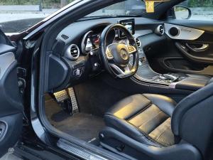 Black Mercedes-Benz C 200 2016 in Vilnius, with an engine capacity of 2.00 L and mileage of 177 thousand km for 16800 €, photo 11 on AUTOMOTO.COM.LV