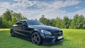 Melns Mercedes-Benz C 200 2017 Rīga, ar dzinēja tilpumu 2.00 L un nobraukumu 140 tūkst. km par 21650 €, foto  vietnē AUTOMOTO.COM.LV