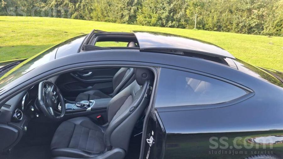 Black Mercedes-Benz C 200 2017 in Riga, with an engine capacity of 2.00 L and mileage of 140 thousand km for 21650 €, photo 7 on AUTOMOTO.COM.LV