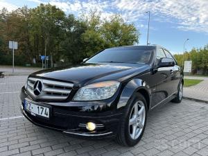 Black Mercedes-Benz C 200 2008 in Riga, with an engine capacity of 2.10 L and mileage of 325 thousand km for 5100 €, photo 12 on AUTOMOTO.COM.LV