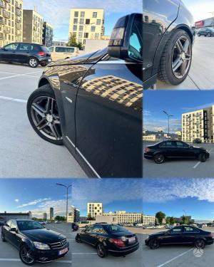 Black Mercedes-Benz C 200 2009 in Vilnius, with an engine capacity of 2.15 L and mileage of 307 thousand km for 5100 €, photo  on AUTOMOTO.COM.LV