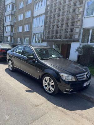 Black Mercedes-Benz C 200 2010 in Klaipeda, with an engine capacity of 2.14 L and mileage of 303 thousand km for 4100 €, photo  on AUTOMOTO.COM.LV