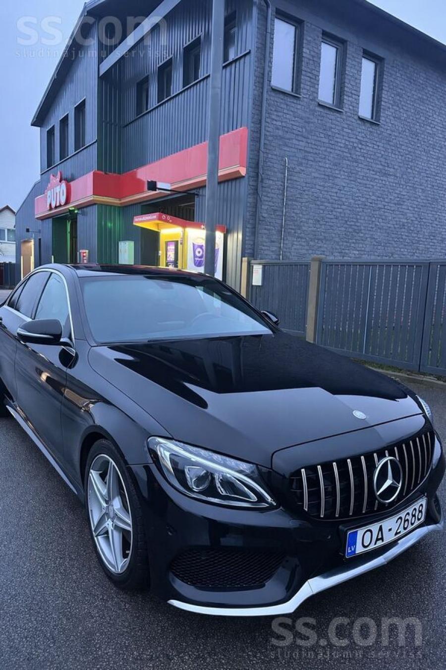 Melns Mercedes-Benz C 200 2016 Liepāja, ar dzinēja tilpumu 2.10 L un nobraukumu 265 tūkst. km par 18000 €, foto 4 vietnē AUTOMOTO.COM.LV