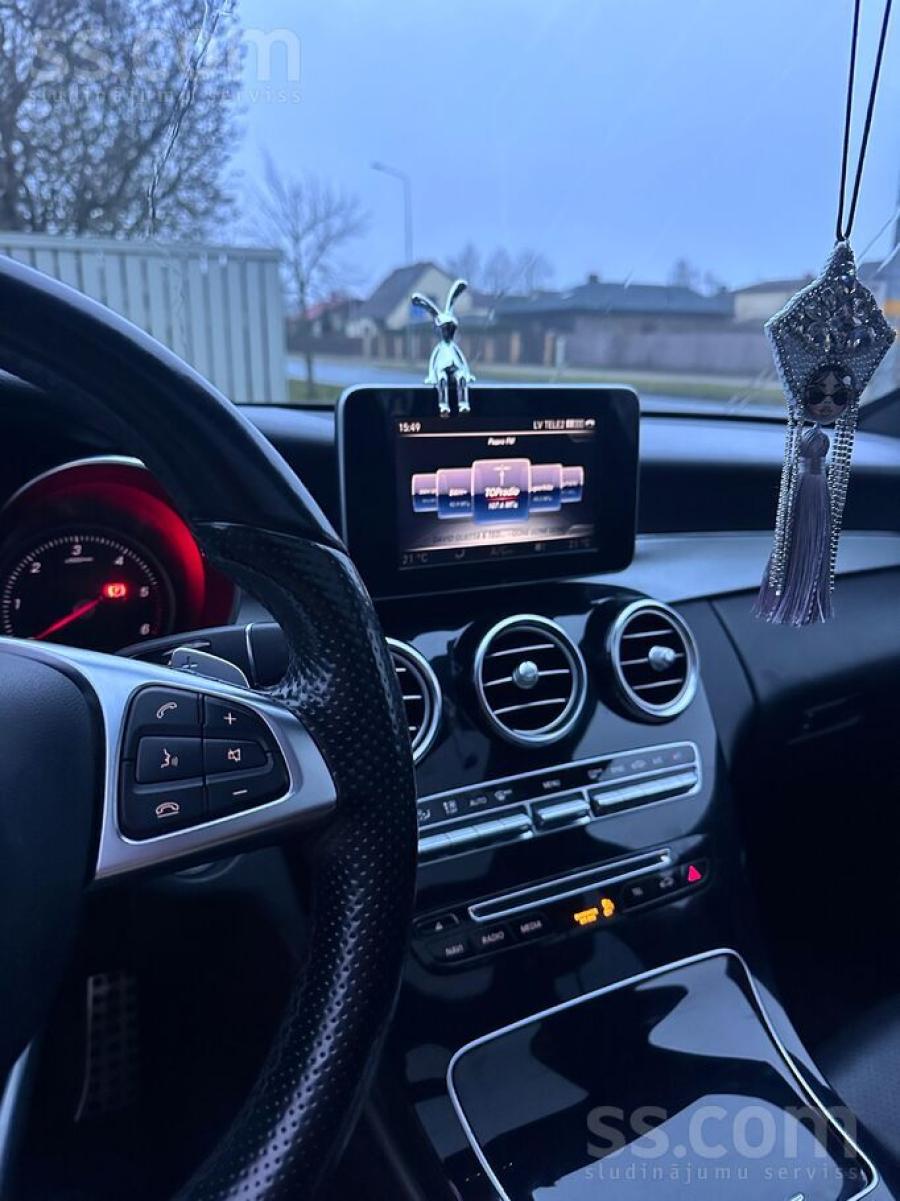 Melns Mercedes-Benz C 200 2016 Liepāja, ar dzinēja tilpumu 2.10 L un nobraukumu 265 tūkst. km par 18000 €, foto 6 vietnē AUTOMOTO.COM.LV
