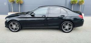 Black Mercedes-Benz C 200 2017 in Siauliai, with an engine capacity of 1.99 L and mileage of 73 thousand km for 19500 €, photo 7 on AUTOMOTO.COM.LV