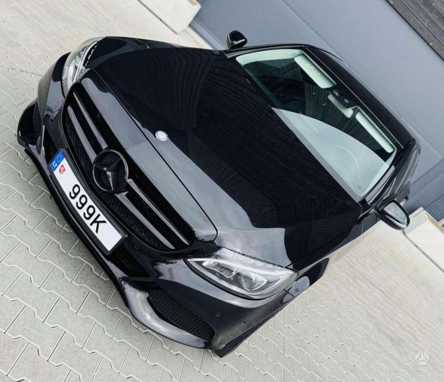 Black Mercedes-Benz C 200 2017 in Siauliai, with an engine capacity of 1.99 L and mileage of 73 thousand km for 19500 €, photo 32 on AUTOMOTO.COM.LV