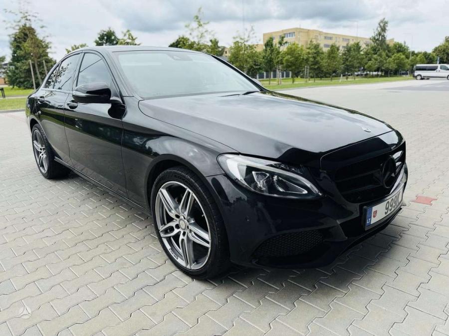 Black Mercedes-Benz C 200 2017 in Siauliai, with an engine capacity of 1.99 L and mileage of 73 thousand km for 19500 €, photo 51 on AUTOMOTO.COM.LV