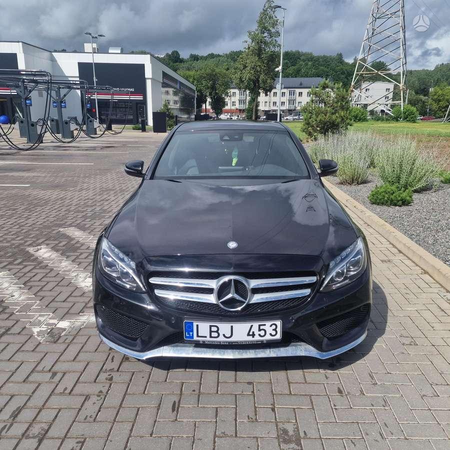 Melns Mercedes-Benz C 200 2017 Kauņa, ar dzinēja tilpumu 1.99 L un nobraukumu 105 tūkst. km par 18400 €, foto 1 vietnē AUTOMOTO.COM.LV
