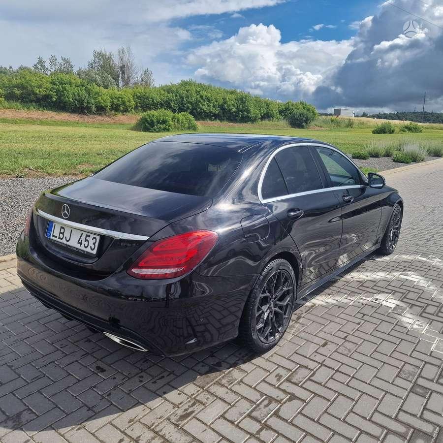 Melns Mercedes-Benz C 200 2017 Kauņa, ar dzinēja tilpumu 1.99 L un nobraukumu 105 tūkst. km par 18400 €, foto 5 vietnē AUTOMOTO.COM.LV