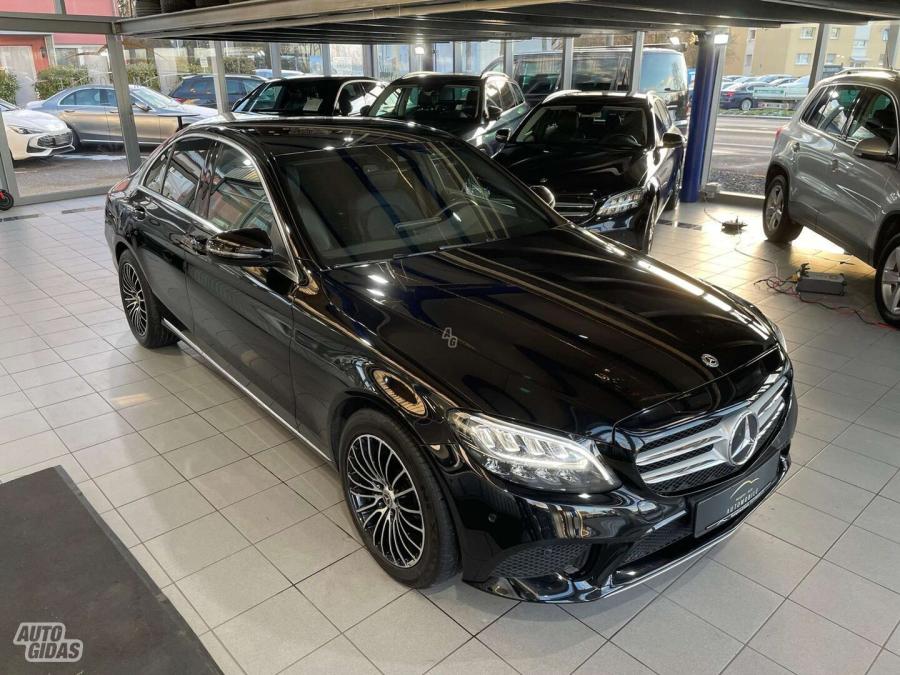 Black Mercedes-Benz C 200 2019 in Kaunas, with an engine capacity of 1.50 L and mileage of 72 thousand km for 27529 €, photo 29 on AUTOMOTO.COM.LV