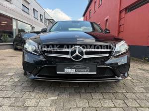 Black Mercedes-Benz C 200 2019 in Kaunas, with an engine capacity of 1.50 L and mileage of 38 thousand km for 28065 €, photo  on AUTOMOTO.COM.LV