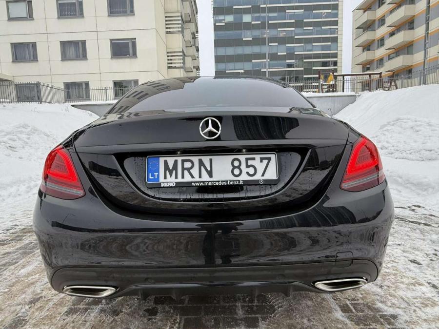 Melns Mercedes-Benz C 200 2019 Viļņa, ar dzinēja tilpumu 1.50 L un nobraukumu 110 tūkst. km par 22900 €, foto 6 vietnē AUTOMOTO.COM.LV