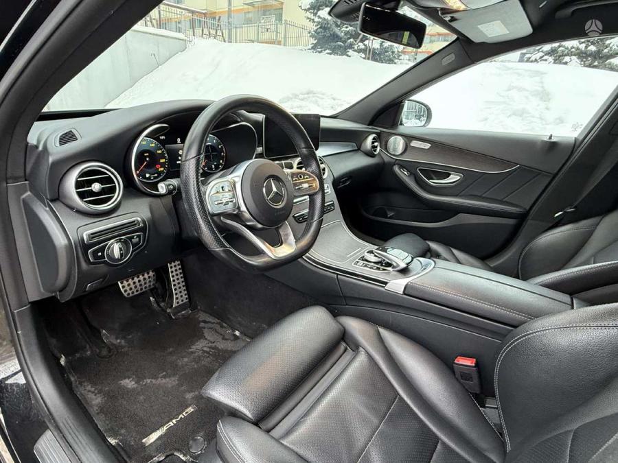 Melns Mercedes-Benz C 200 2019 Viļņa, ar dzinēja tilpumu 1.50 L un nobraukumu 110 tūkst. km par 22900 €, foto 11 vietnē AUTOMOTO.COM.LV