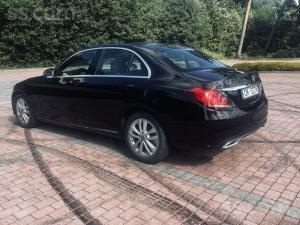 Black Mercedes-Benz C 200 2019 in Ventspils, with an engine capacity of 1.60 L and mileage of 158 thousand km for 18500 €, photo 6 on AUTOMOTO.COM.LV