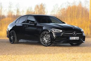 Melns Mercedes-Benz C 200 2021 Jelgava, ar dzinēja tilpumu 1.50 L un nobraukumu 0 tūkst. km par 39000 €, foto  vietnē AUTOMOTO.COM.LV