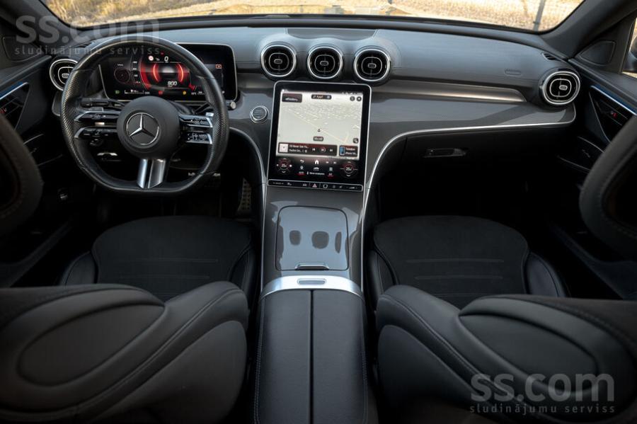Melns Mercedes-Benz C 200 2021 Jelgava, ar dzinēja tilpumu 1.50 L un nobraukumu 0 tūkst. km par 39000 €, foto 14 vietnē AUTOMOTO.COM.LV