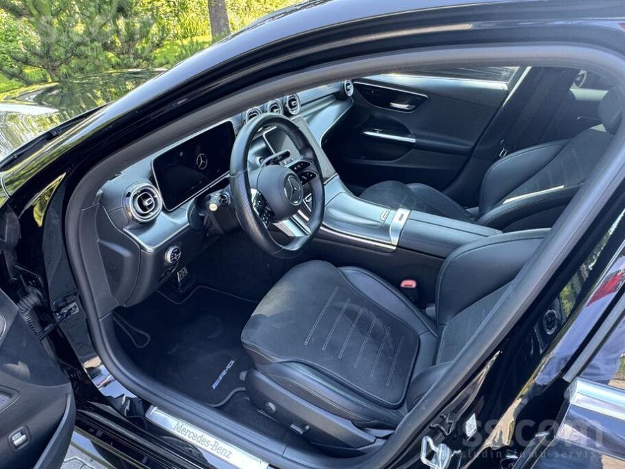 Melns Mercedes-Benz C 200 2022 Rīga, ar dzinēja tilpumu 1.50 L un nobraukumu 85 tūkst. km par 40000 €, foto 10 vietnē AUTOMOTO.COM.LV