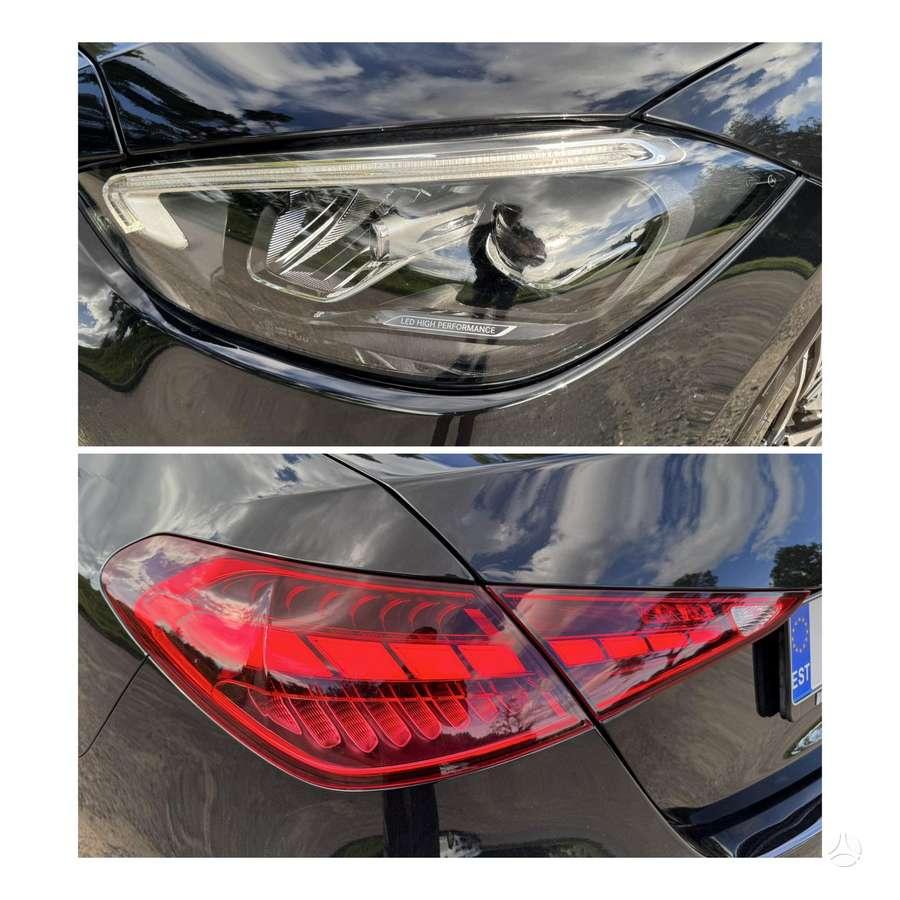 Black Mercedes-Benz C 200 2023 in Kaunas, with an engine capacity of 1.50 L and mileage of 43 thousand km for 28600 €, photo 16 on AUTOMOTO.COM.LV