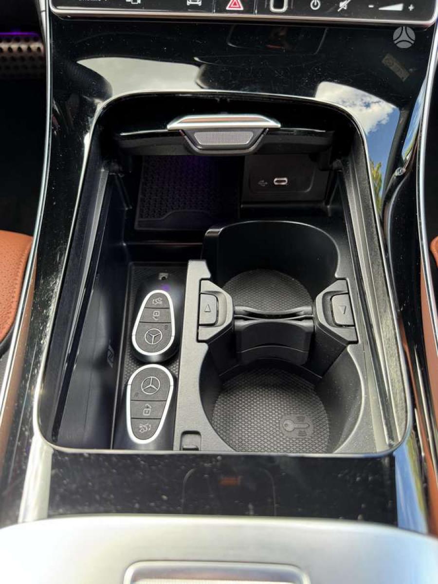 Black Mercedes-Benz C 200 2023 in Kaunas, with an engine capacity of 1.50 L and mileage of 43 thousand km for 28600 €, photo 28 on AUTOMOTO.COM.LV