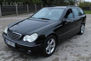 Black Mercedes-Benz C 200 2007 in Saldus, with an engine capacity of 2.20 L and mileage of 267 thousand km for 3650 €, photo 3 on AUTOMOTO.COM.LV