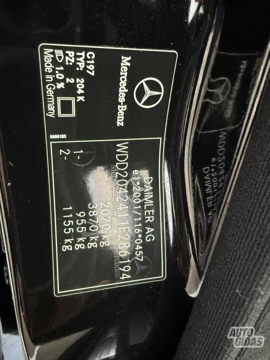 Melns Mercedes-Benz C 200 2008 Šauļi, ar dzinēja tilpumu 1.80 L un nobraukumu 294 tūkst. km par 4800 €, foto 35 vietnē AUTOMOTO.COM.LV