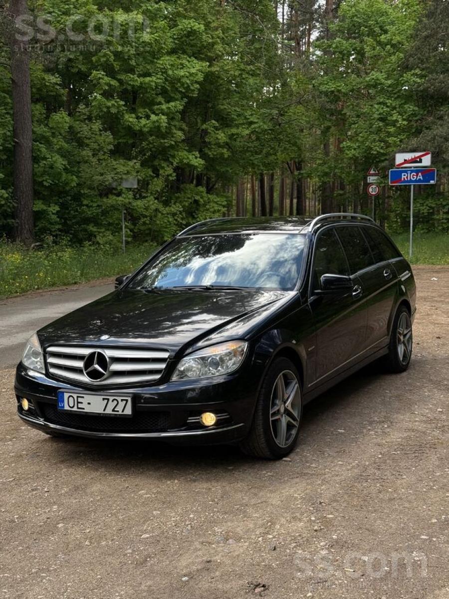 Melns Mercedes-Benz C 200 2009 Rīga, ar dzinēja tilpumu 2.20 L un nobraukumu 286 tūkst. km par 5000 €, foto 1 vietnē AUTOMOTO.COM.LV