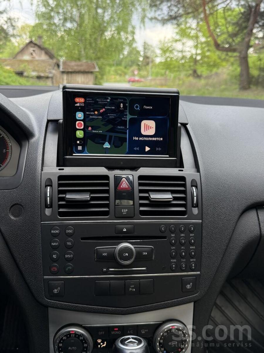 Melns Mercedes-Benz C 200 2009 Rīga, ar dzinēja tilpumu 2.20 L un nobraukumu 286 tūkst. km par 5000 €, foto 20 vietnē AUTOMOTO.COM.LV