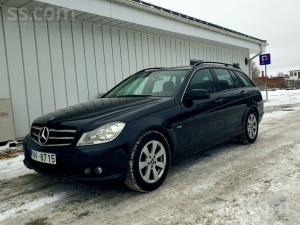 Black Mercedes-Benz C 200 2011 in Riga, with an engine capacity of 2.20 L and mileage of 373 thousand km for 5490 €, photo  on AUTOMOTO.COM.LV