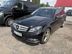 Black Mercedes-Benz C 200 2013 in Riga, with an engine capacity of 2.10 L and mileage of 284 thousand km for 3915 €, photo  on AUTOMOTO.COM.LV