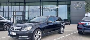 Black Mercedes-Benz C 200 2013 in Klaipeda, with an engine capacity of 2.14 L and mileage of 448 thousand km for 4800 €, photo  on AUTOMOTO.COM.LV